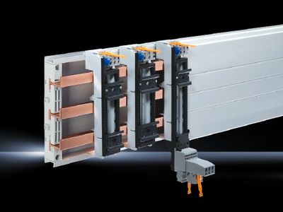 Barras RiLine60 Adaptador OM-Premium 25A marco 45x170 2 carriles ...