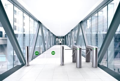 Torno de seguridad, TS100 de Assa Abloy. Anchura de paso: 530 mm ...