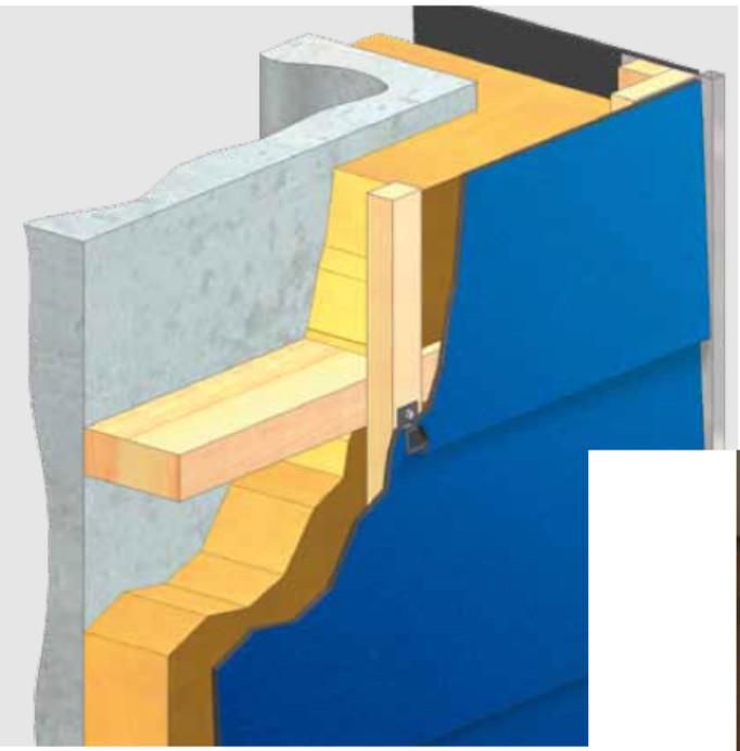Fachada ventilada con placas EDF TRESPA® METEON® FR 8 mm color C01.21 ...