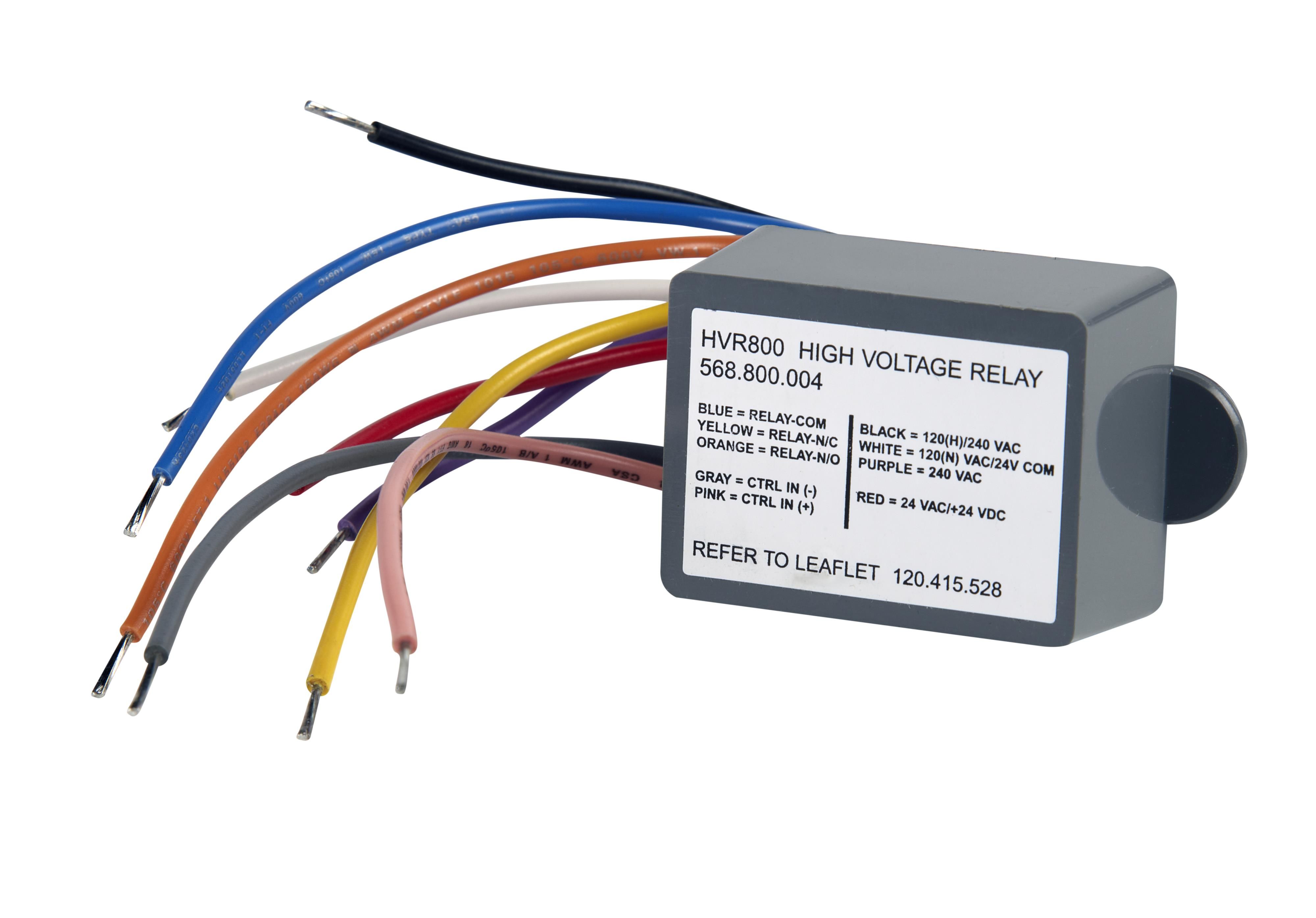 Relé alta tensión, referencia HVR800 de Zettler. Permite conjuntamente ...