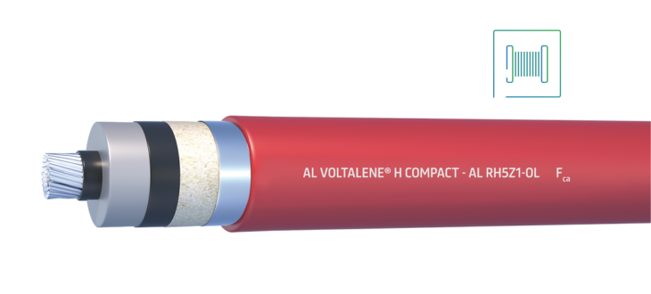 Cable Al VOLTALENE H Compact 18/30 kV Al RH5Z1-OL Fca 1x240 BOBINA ...