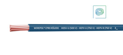 Cable WIREPOL CPRO Rígido 750 V H07V-U / H07V-R Eca 1X16 (AZUL) ROLLO ...