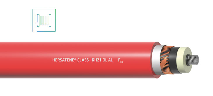 Cable HERSATENE Class 18/30 (36) kV RHZ1-OL Al Fca 1x150 BOBINA - GRUPO ...