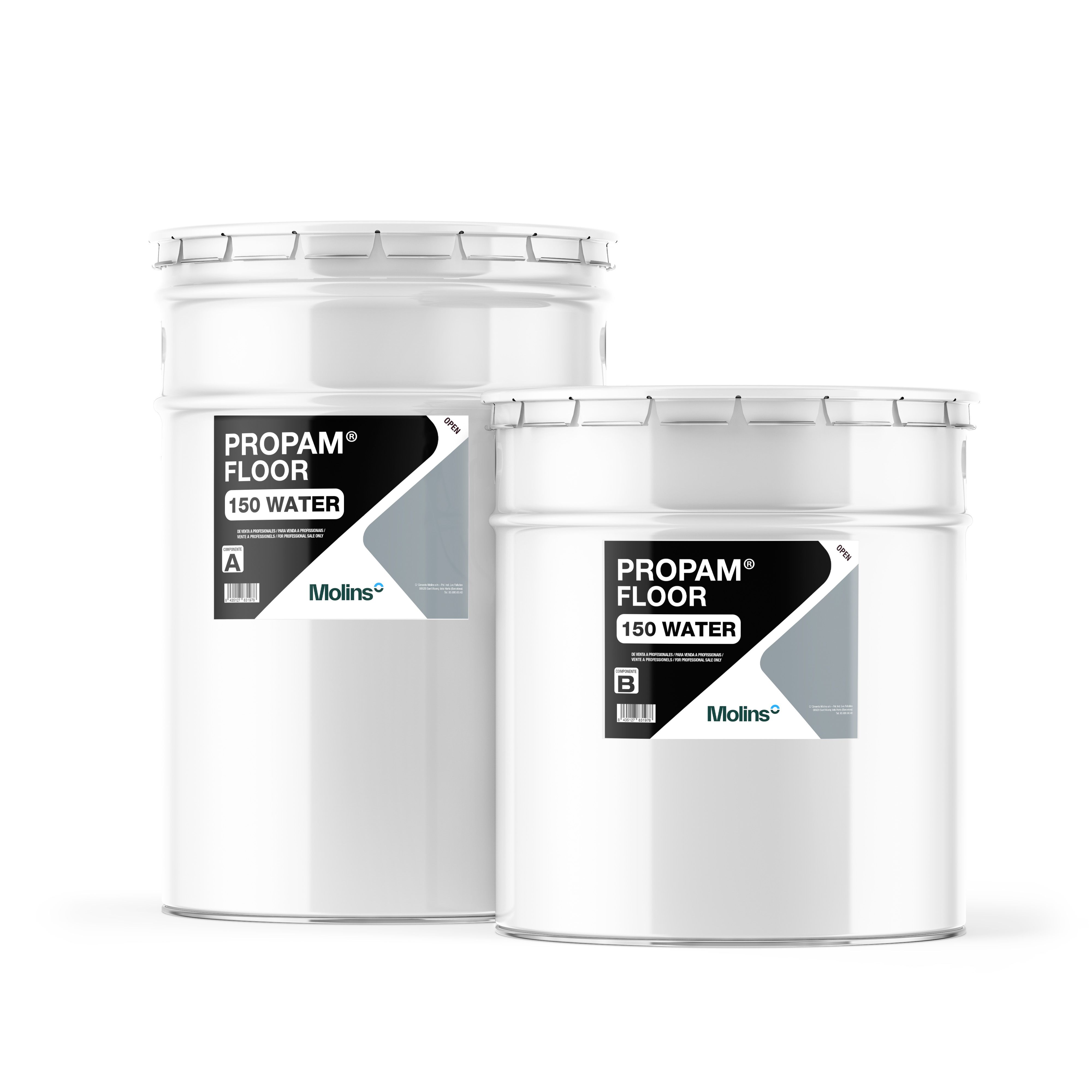 Revestimiento epoxi base agua para pavimentos, PROPAM® FLOOR 150 WATER ...
