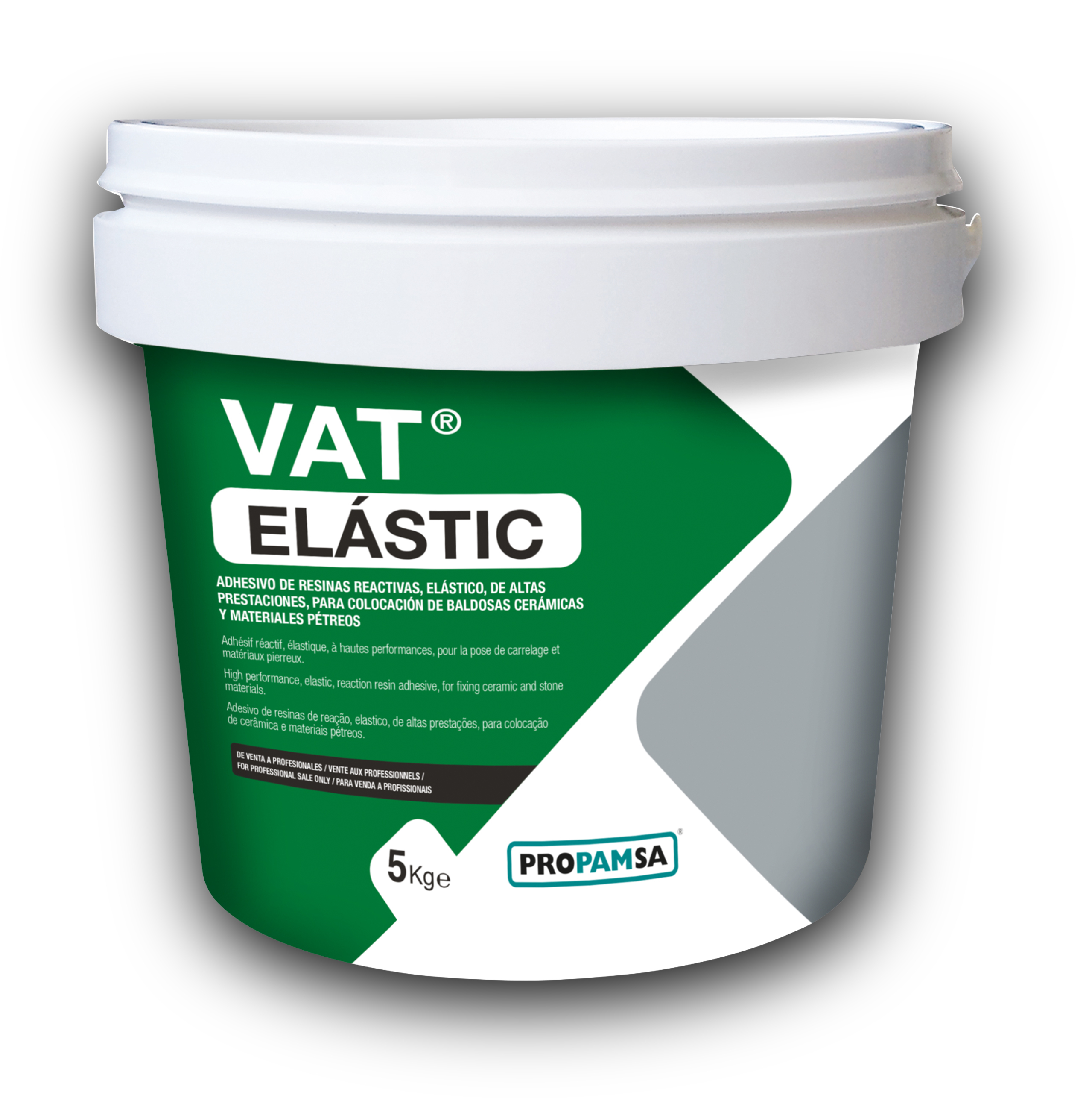 Adhesivo reactivo elástico de altas prestaciones para baldosas cerámicas y materiales pétreos ...
