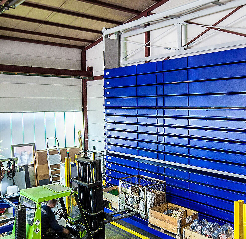 Sistema de almacenamiento vertical para cargas pesadas, TowerMat de ...