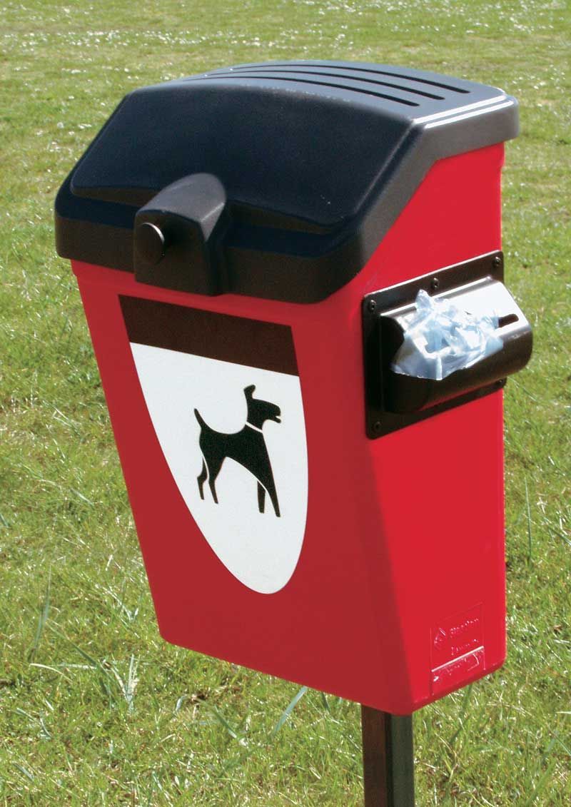 Papelera para residuos caninos modelo Terrier 25™ de Glasdon - GLASDON ...
