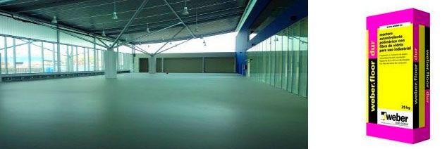 WEBER.FLOOR DUR - Mortero autonivelante polimérico, con fibra de vidrio ...