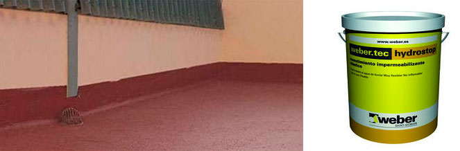 WEBER.TEC HYDROSTOP - Revestimiento impermeabilizante elástico - WEBER CEMARKSA