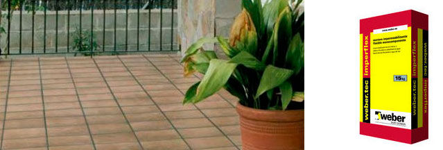 WEBER.TEC IMPERFLEX - Mortero impermeabilizante flexible monocomponente - WEBER CEMARKSA