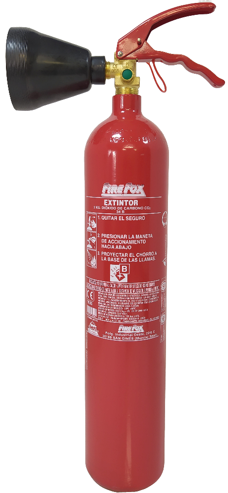Extintor de incendios de dióxido de carbono, referencia 202222 de Fire ...